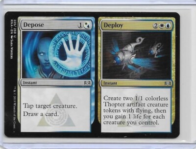 MTG Depose Deploy Ravnica Allegiance (RNA) Uncommon Magic Card #225/259 ...