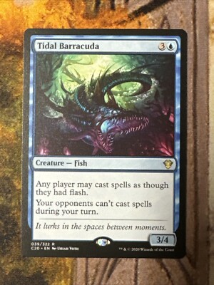 MTG Tidal Barracuda Commander 2020 039/322 Regular Rare | eBay