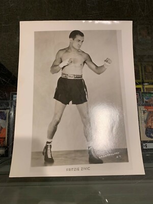 FRITZIE ZIVIC PITTSBURGH WELTERWEIGHT CHAMPION BOXER VINTAGE 7x9 PHOTO ...