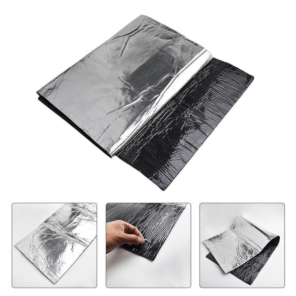 100*40cm 5mm Car Engine Noise Bonnet Acoustic Insulation Deadening ...