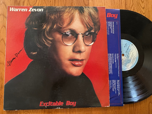 WARREN ZEVON AUTOGRAPHED "EXCITABLE BOY" 1978 WEREWOLVES OF LONDON ...