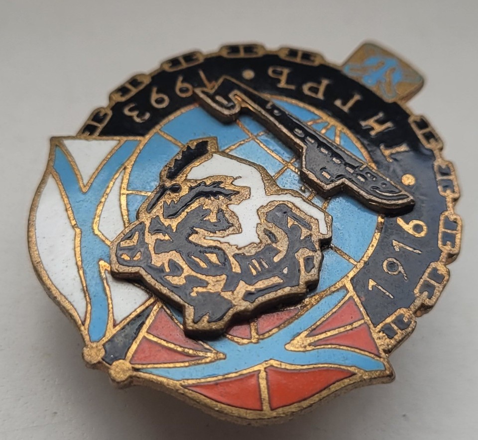 Tiger nuclear submarine NAVI USSR Soviet russian militay brass badge ...