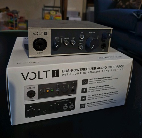 Universal Audio UA Volt 1 USB Audio Interface w/ Ableton Softube ...