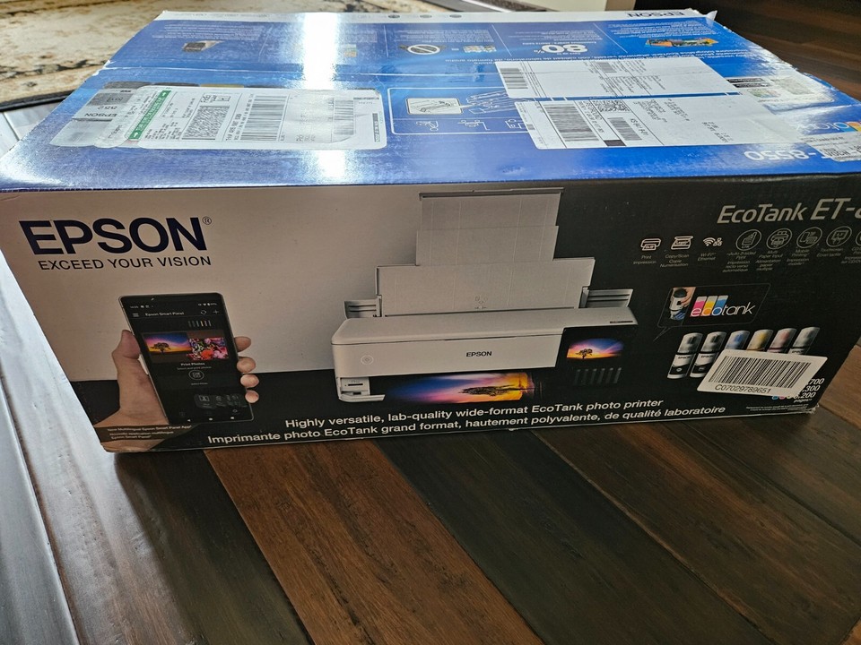 Epson EcoTank Photo ET-8550 Wireless Supertank All-in-One Printer ...