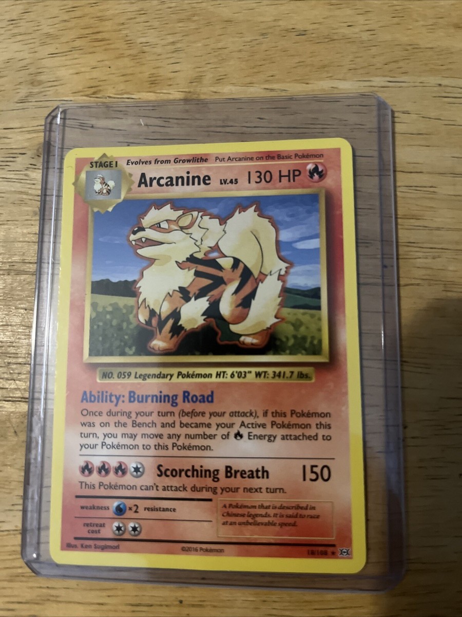 Arcanine Evolution Card Arcanine Ex A3a 100 | Pokemon TCG Pocket Card