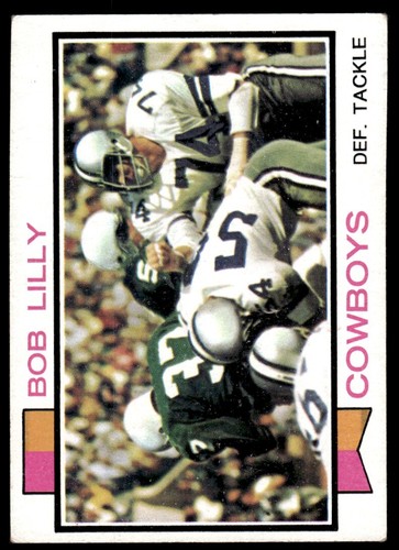 1973 TOPPS BOB LILLY 2 DALLAS COWBOYS #450 | eBay