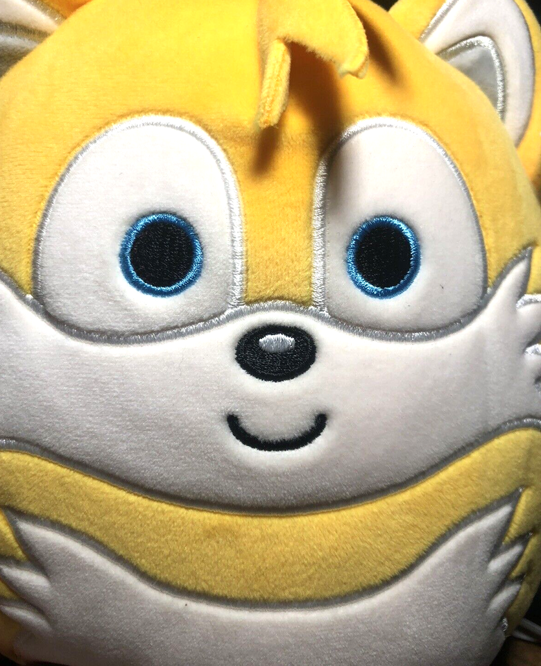 Sonic the Hedgehog Tails Squishmallow 8" Kellytoy Plush Yellow and ...