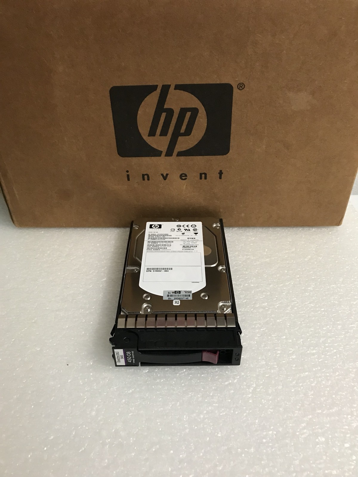 HP EF0450FARMV 516810-002 450GB 15K 3.5" dp sas hard drive 516832-004 ...