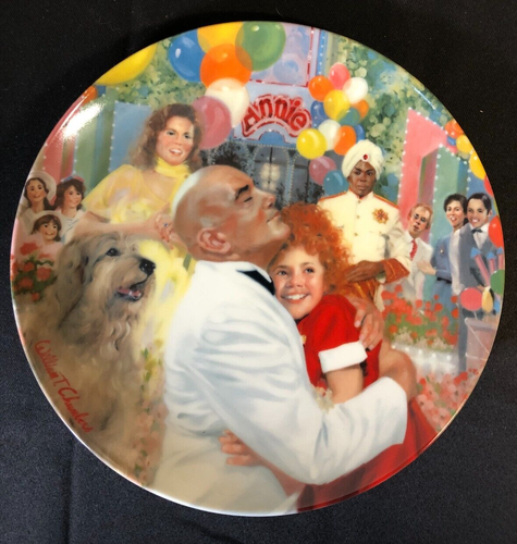 Little Orphan Annie Collector Plate, Eighth Issue, Edwin M Knowles 1982 ...