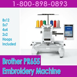 Brother Embroidery Machine PR655 Embroidery Machine ONLY 56,284 ...