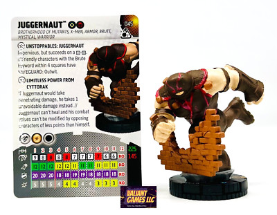Marvel Heroclix Juggernaut #045 w/ Card Smash and Destroy Set | eBay
