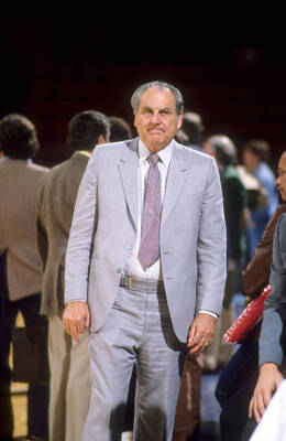 Houston coach Guy Lewis after game vs North Carolina State a - 1983 Old ...