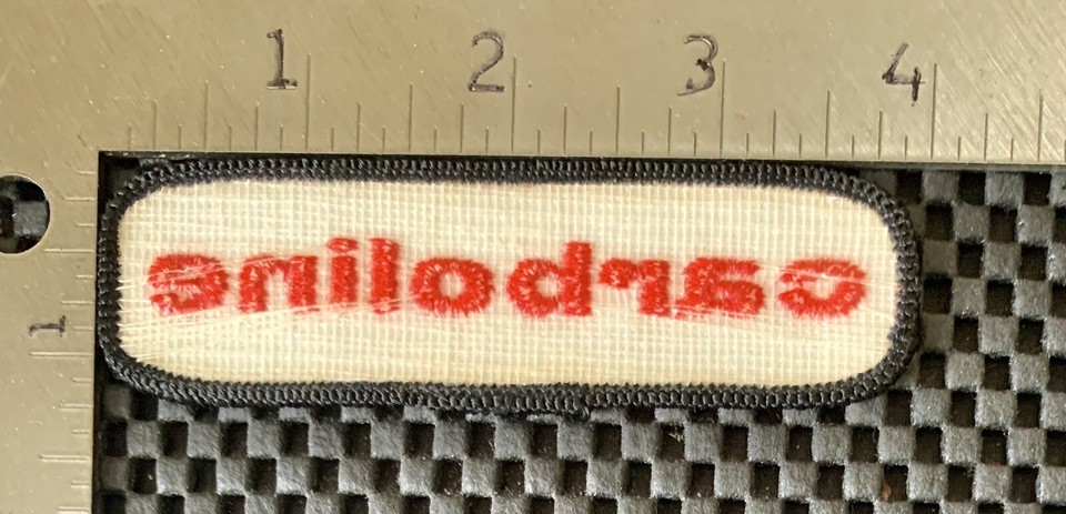 CARBOLINE EMBROIDERED SEW ON PATCH COATINGS LININGS FIREPROOFING 4" x 1 ...