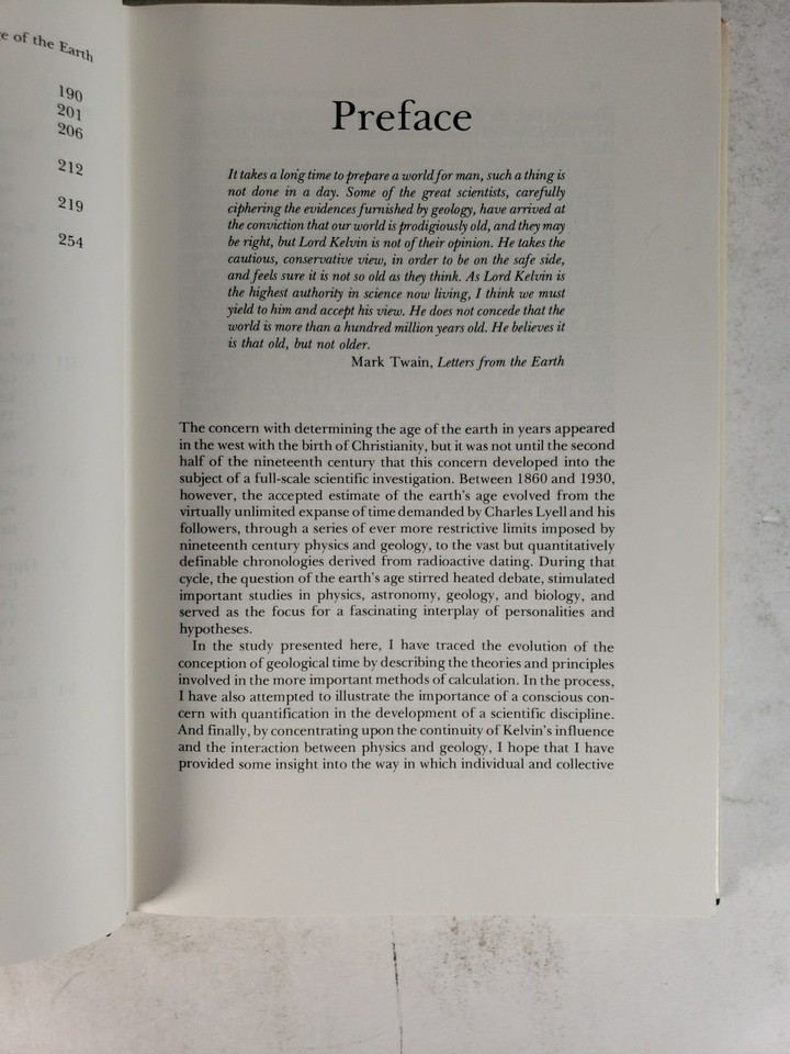 Lord Kelvin and the Age of the Earth by Joe Burchfield (1975 Hardcover ...