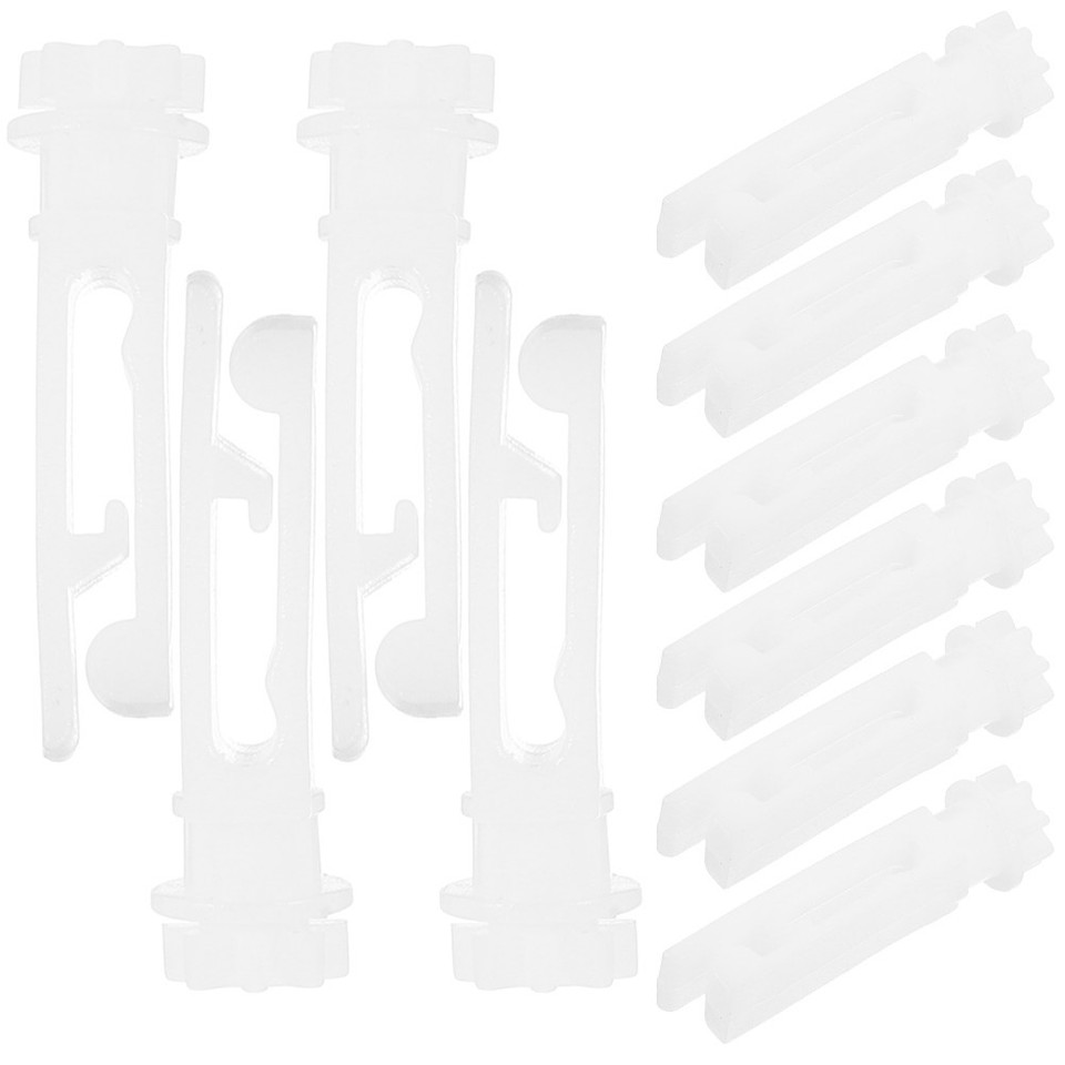 20 Pcs Curtain Track Clips Vertical Blind Repair Pulley Accessories ...