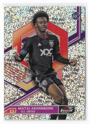 Matai Akinmboni 2023 Topps Finest MLS Speckle Refractor Rookie #67 /175 ...