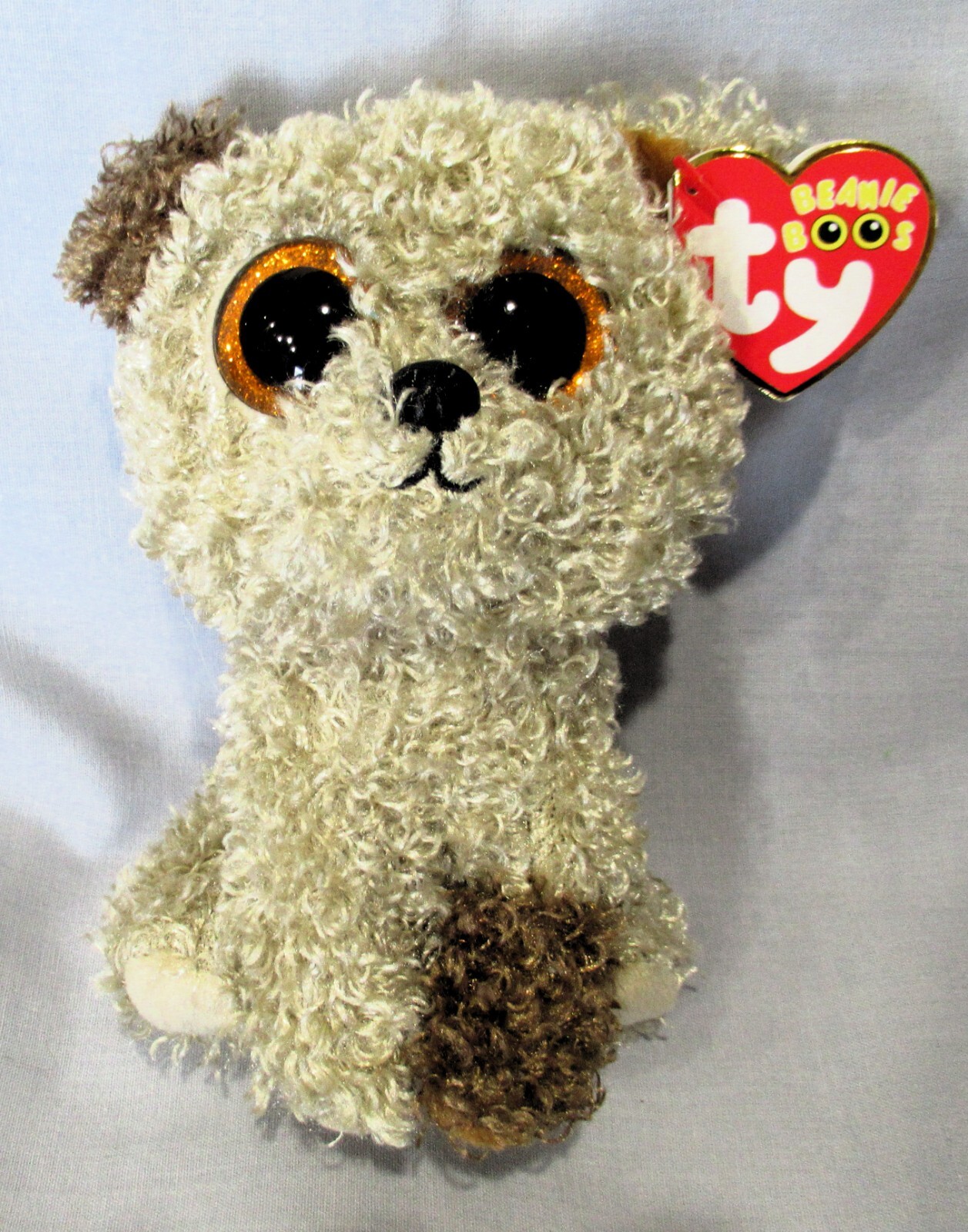 ROOT BEER the Dog - Ty 6" GLITTER EYES Beanie Boos NEW with MINT TAGS ...