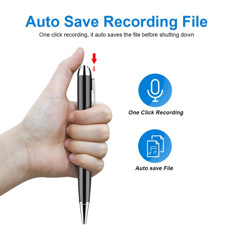 Digital Voice Recorder Pen,Audio Recorder Pen with Playback Mini Voice ...