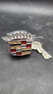 64 65 66 67 68 Cadillac Deville Calais Trunk Lock Crest Emblem Assembly ...