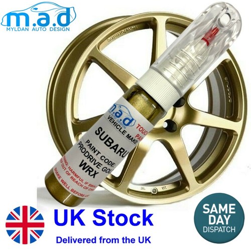 Touch Up Paint Pen For Subaru Prodrive Gold WRX STI Impreza Alloy Wheel ...