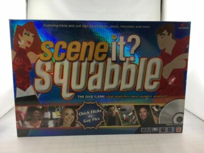 Scene it Squabble DVD Board Game Chick Flicks vs Guy Picks Men against ...