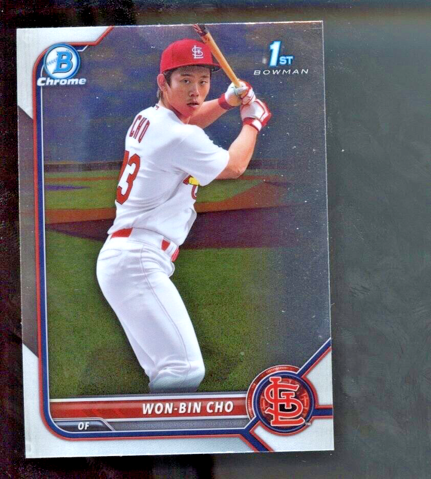 WON-BIN CHO 2022 Bowman Chrome 1st #BCP-154 St Louis Cardinals | eBay