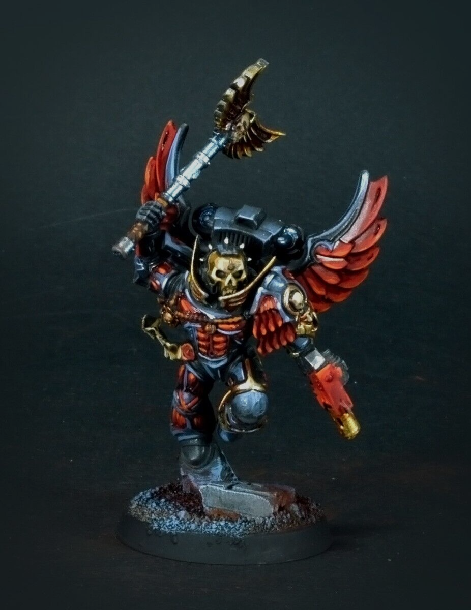 Blood Angels Chaplain with Jump Pack wahammer 40K ** COMMISSION ...