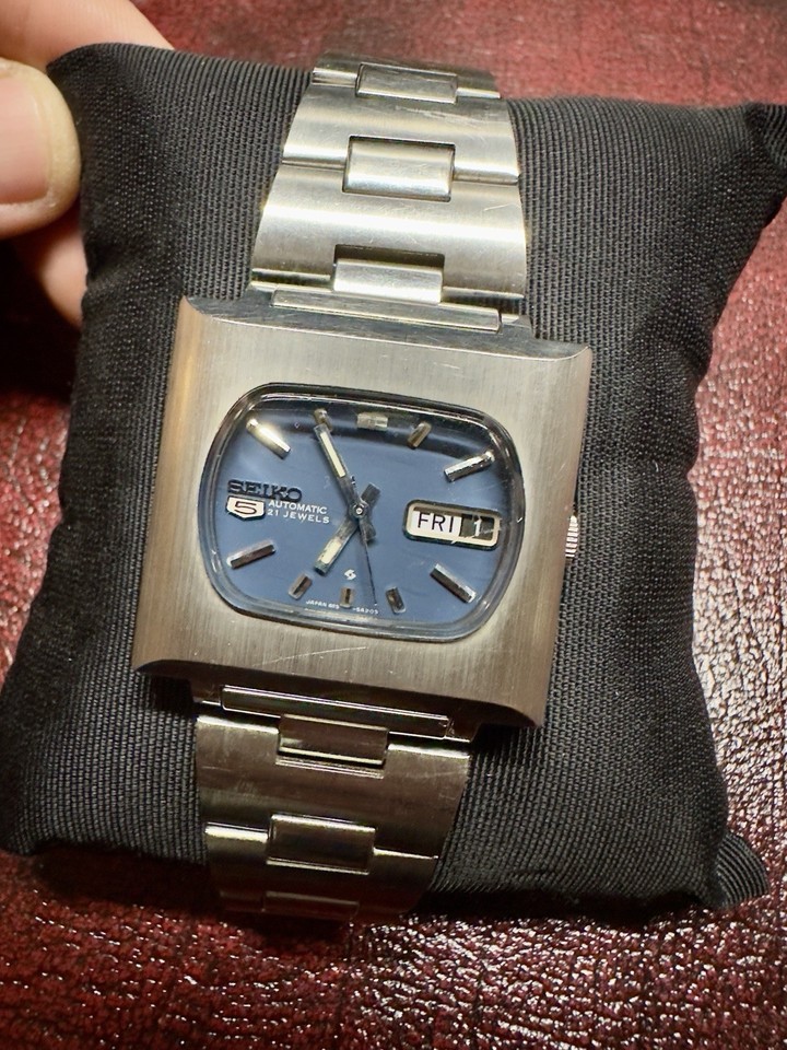 Vintage Seiko TV Watch 21 Jewels Automatic 6119-5400 Movement | eBay UK