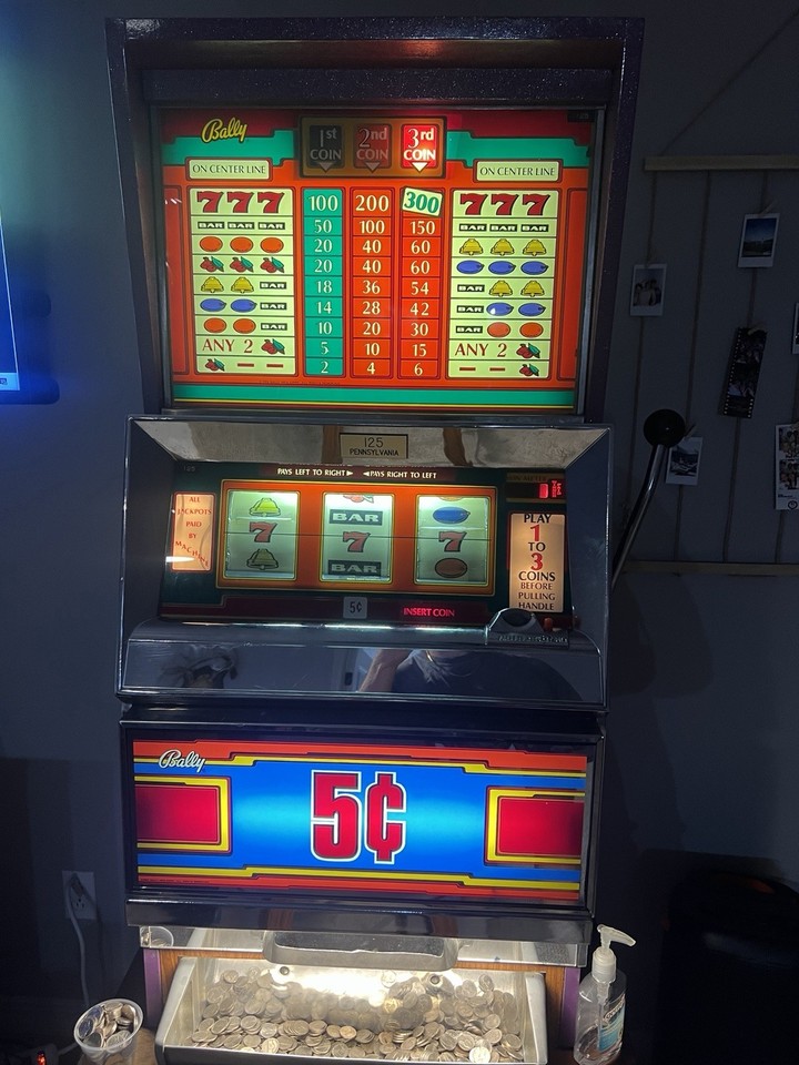 Bally Nickle Slot Machine | eBay