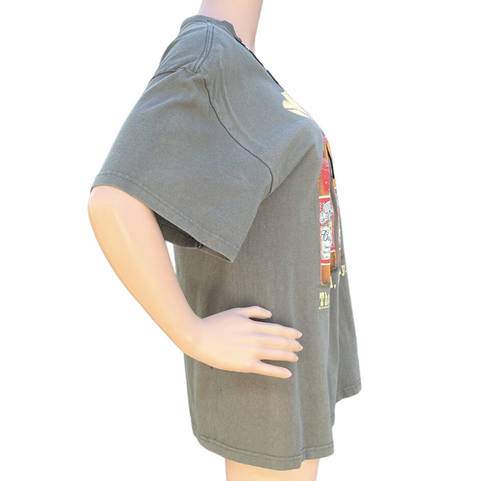 Delta Pro Weight Crisscrossed Budweiser Beer T-Shirt… - Gem