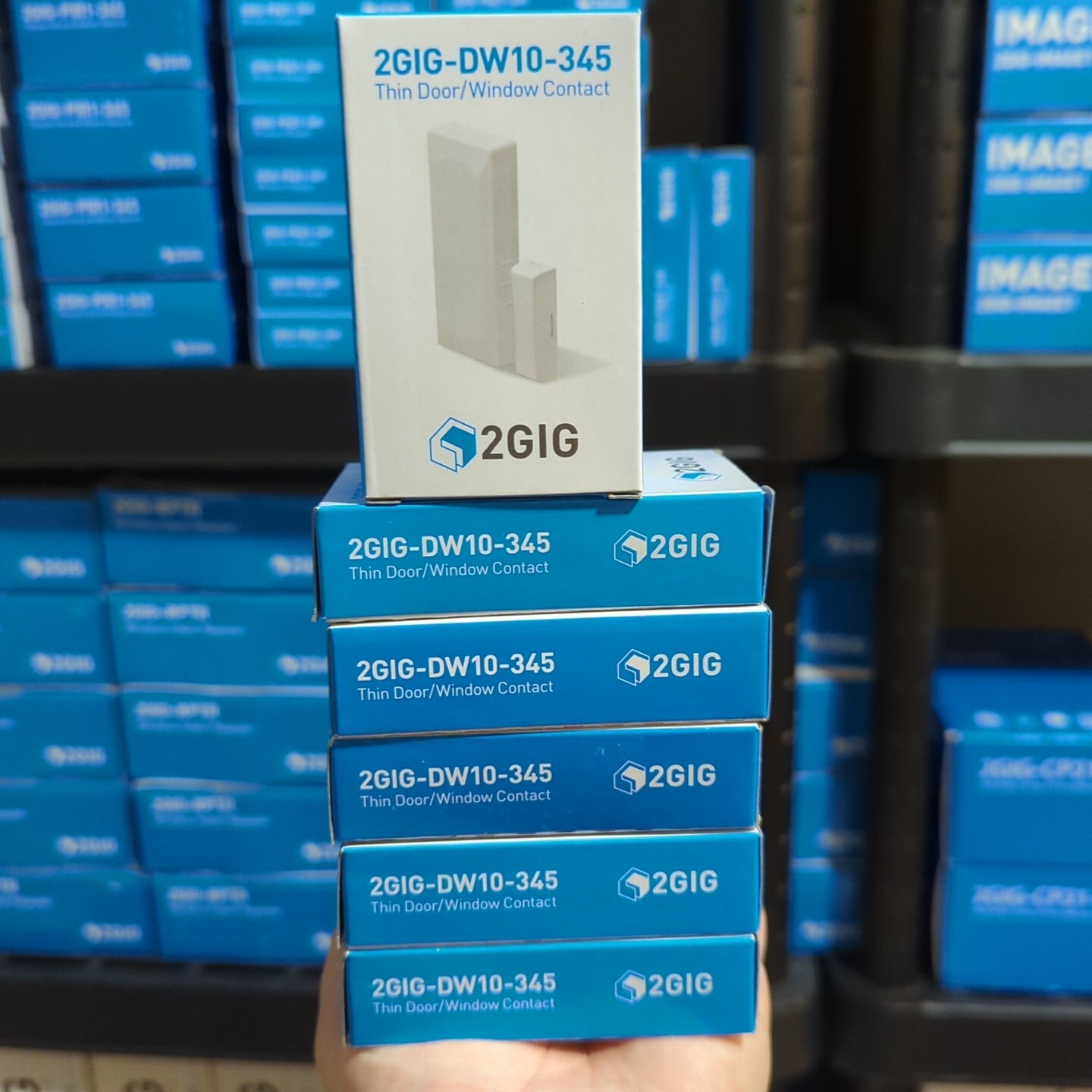 2GIG Door/Window Security Alarm Sensor 2GIG-DW10-345 - Lot of 6 ...