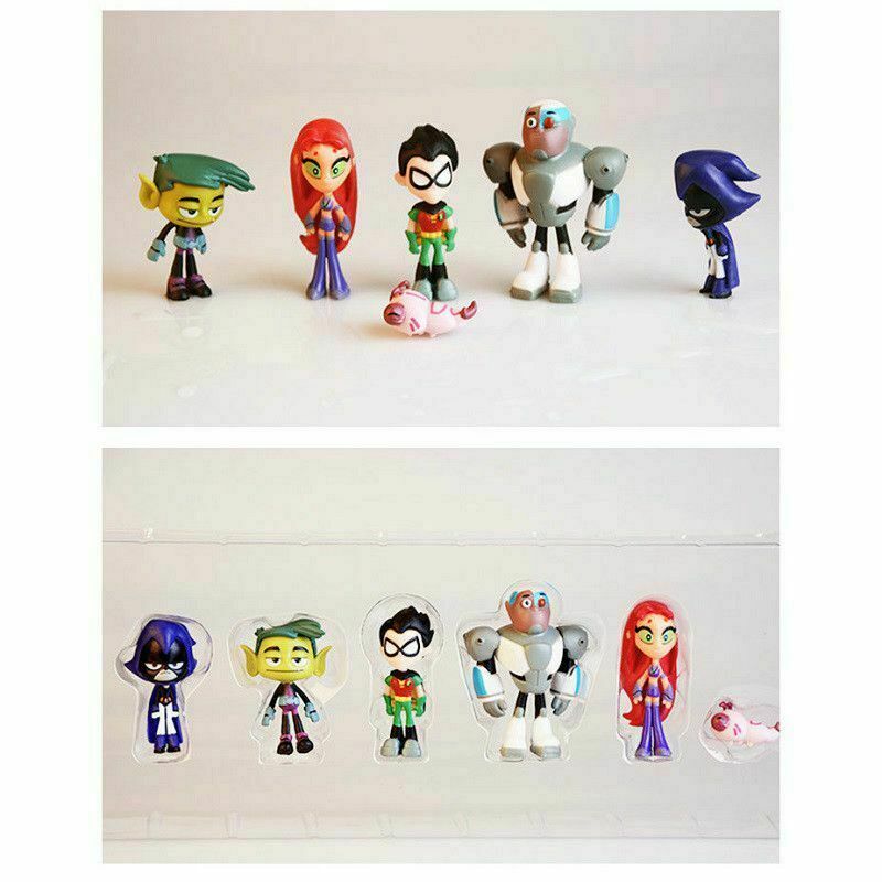 Teen Titans Go Deluxe Six Pack 6 Mini Figure set. New. Free Ship Mint ...