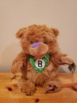 Alpha Buddy Bear Plush Hand Puppet Pearson Scott Foresman Stuffed ...