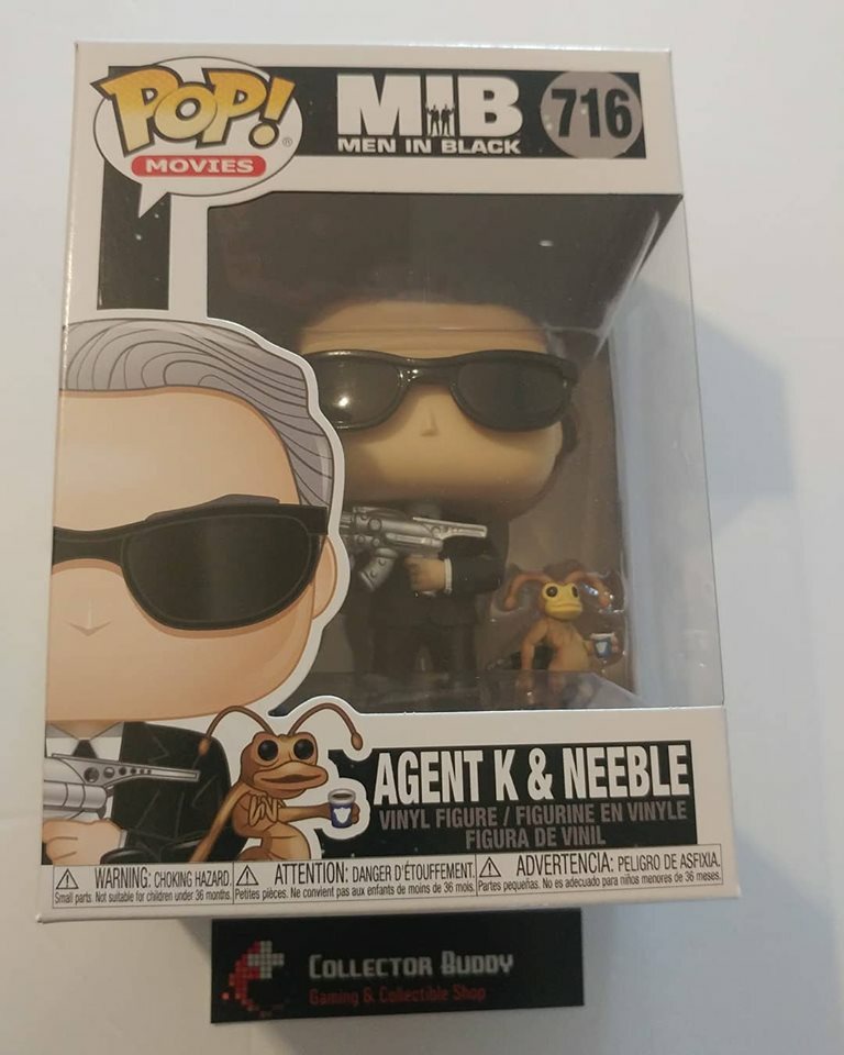 Funko Pop! Movies 716 MIB Men in Black Agent K & Neeble Pop Vinyl ...