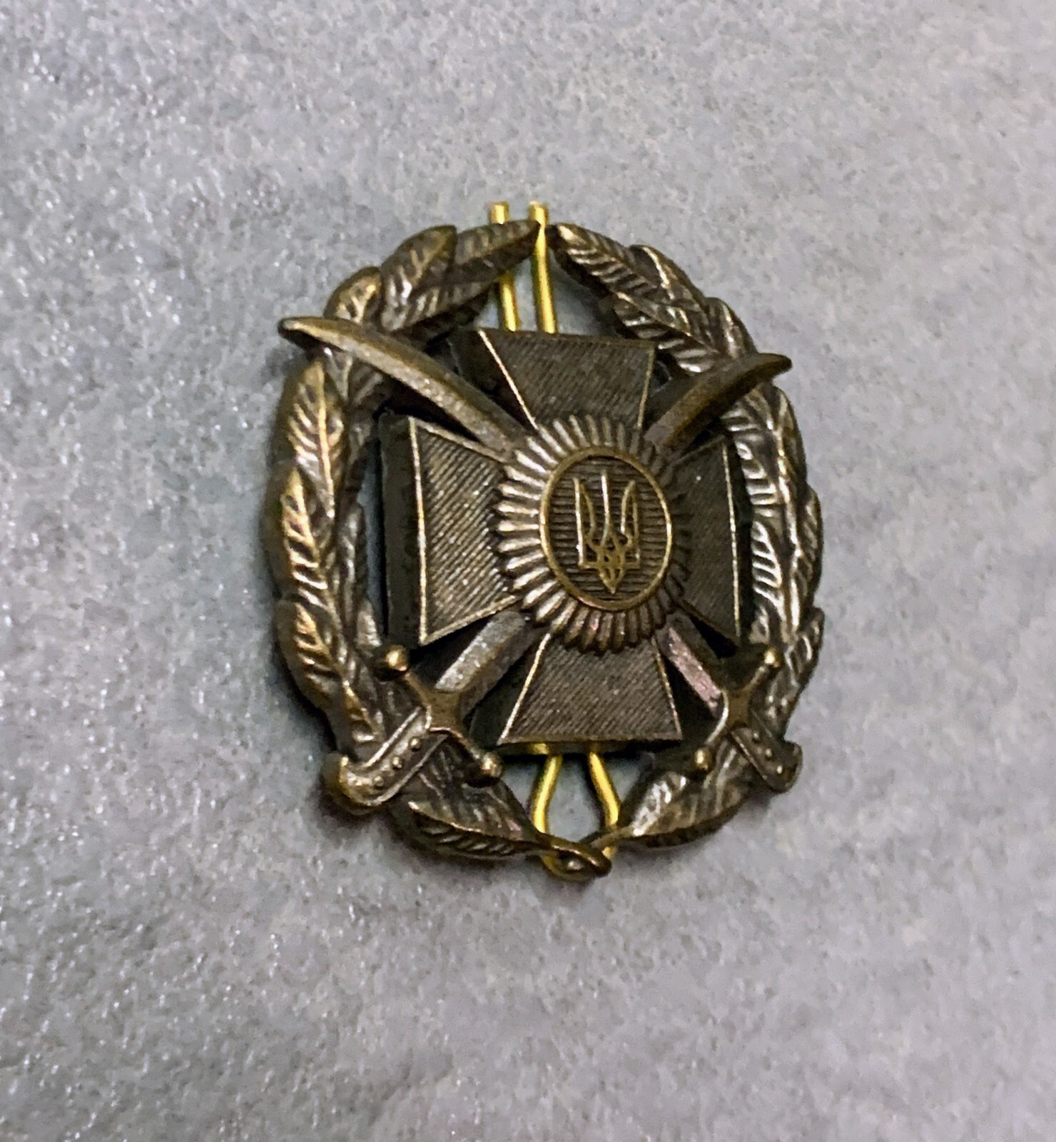 Ukrainian beret badge of the combined forces of the ground troops | eBay
