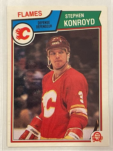 1983-84 O-Pee-Chee Stephen Konroyd #85 Hockey Calgary Flames | eBay