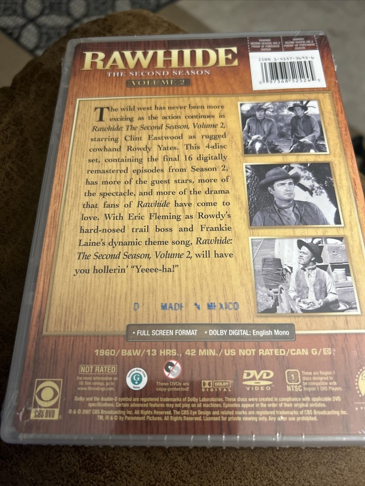 Rawhide: The Second Season Volume 2 DVD Clint Eastwood 97368525245 | eBay