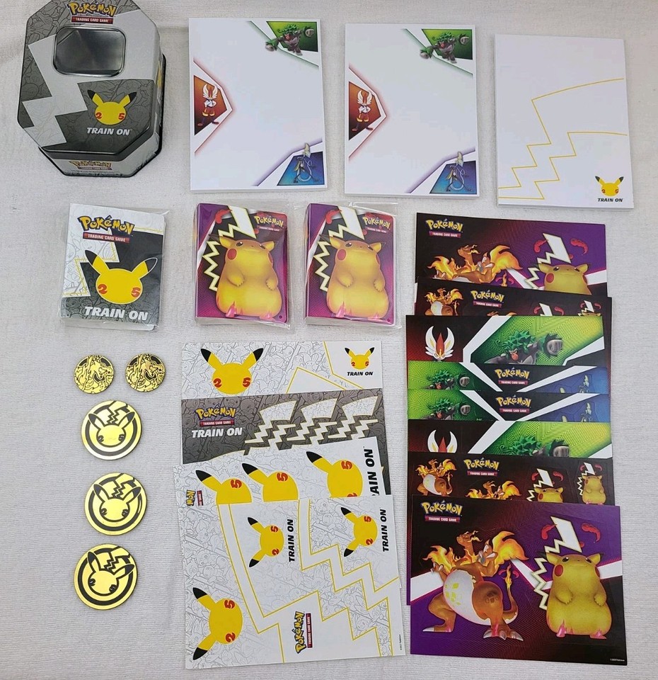 Pokemon Lot Coins Mini Binders Stickers Note Pads | eBay