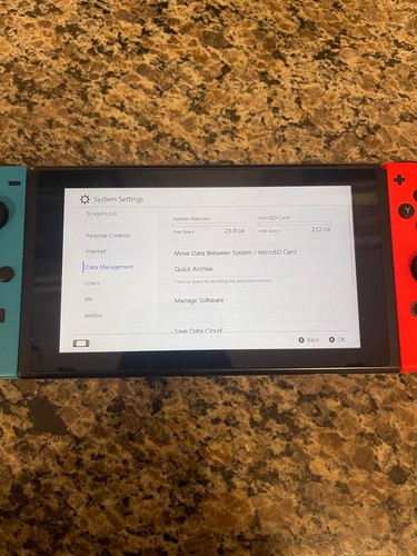 Nintendo Switch 32GB With Docking Charger 256GB Micro SD Card SPB-JB ...