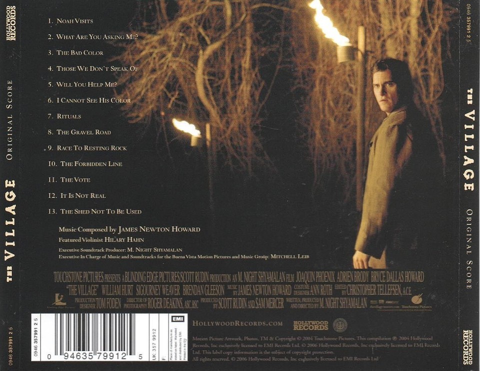 James Newton Howard Feat. Hilary Hahn - The Village (Original Score ...