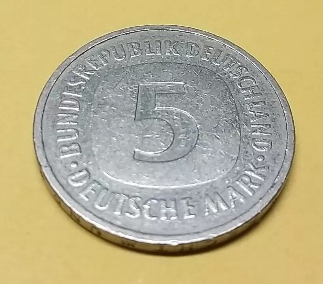Germany 5 Deutsche Mark Coin Eagle 1975 - 2001 (1986 J) | eBay