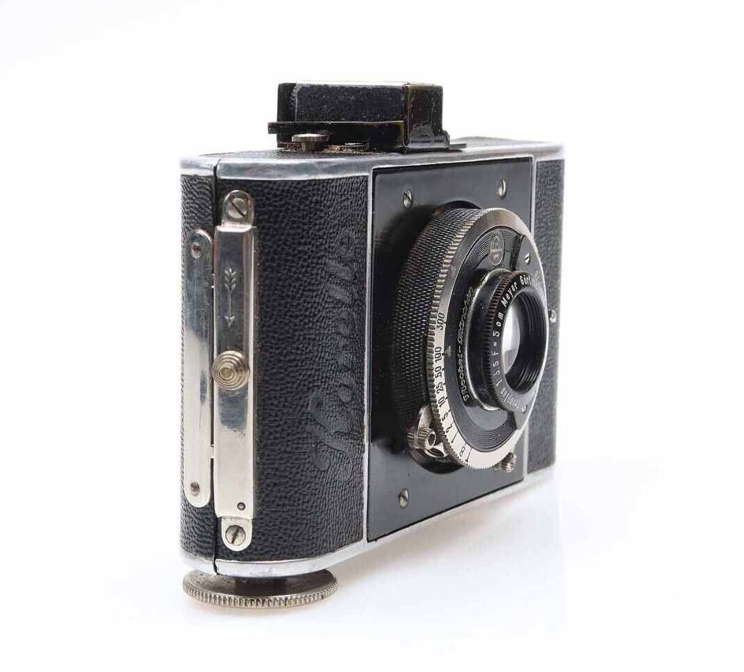 Kochmann Korelle Kamera mit Meyer Görlitz Trioplan 50mm Objektiv lens ...