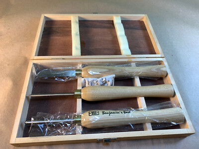 Benjamin’s Best 3 Piece High Speed Steel Pen Turning Chisel Set Spindle ...