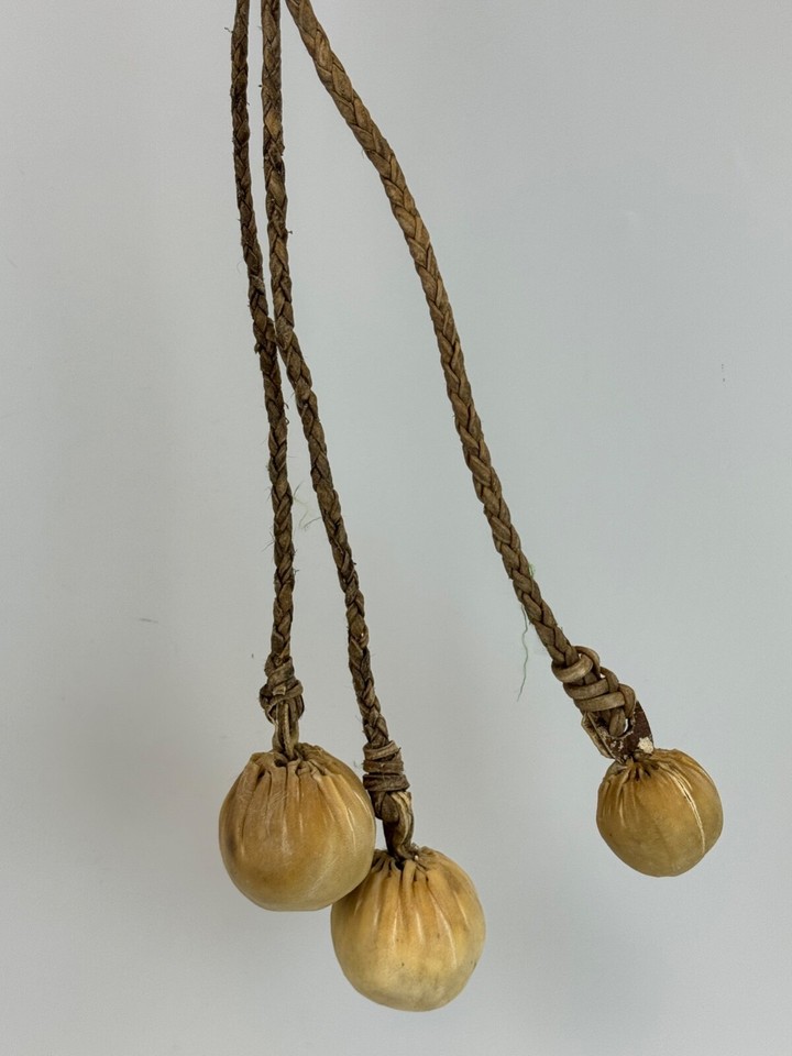 Vintage Gaucho Boleadoras Handmade South American Hunting Bolas Rawhide ...