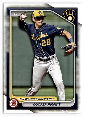 2024 Bowman - Prospects #BP-137 Cooper Pratt Rookie Card Milwaukee ...