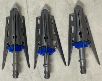 G5 Outdoors Stainless Steel Megameat Broadheads (3 Pack) 125 Grain ...