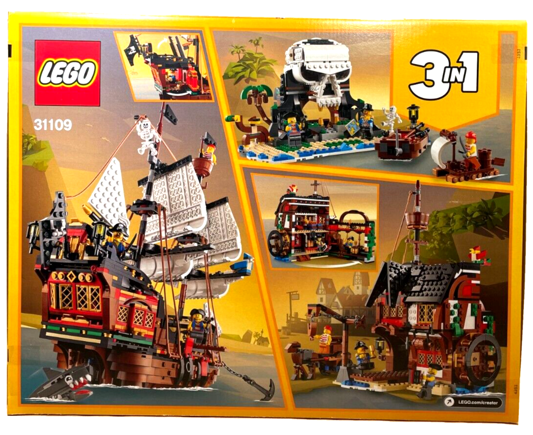 LEGO Piratenschiff 31109 - Creator 3-in-1 - NEU & OVP - 1264 Teile ...