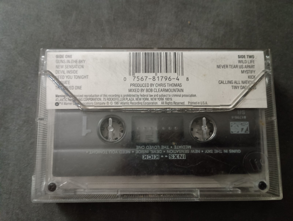 INXS "Kick" Cassette Tape Rock 80s with Need You Tonight | eBay