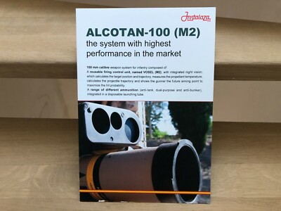 Instalaza ALCOTAN-100 (M2) shoulder-fired anti-armour weapon brochure ...