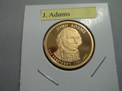 "S" Proof John Adams Presidential Dollar Coin from Proof set (PP2) | eBay